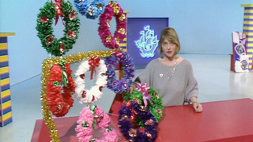 Blue Peter's Christmas makes - BBC Archive