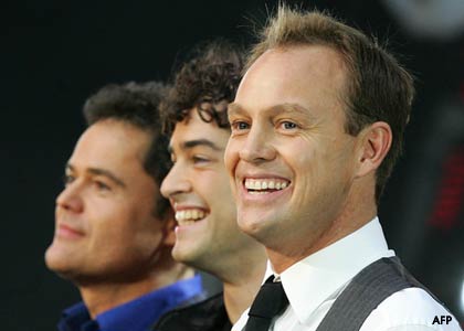BBC - Concert for Diana - Donnie Osman, Lee Mead and Jason Donovan photo